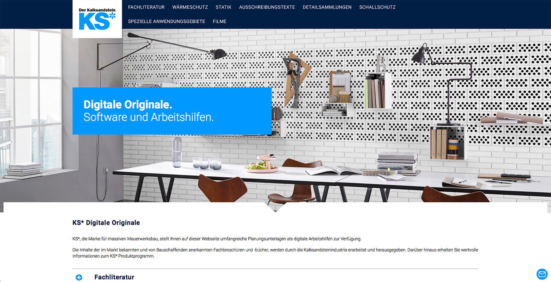 Neue Kalksandstein Wissensplattform für Bau-Profis | KS-ORIGINAL GMBH